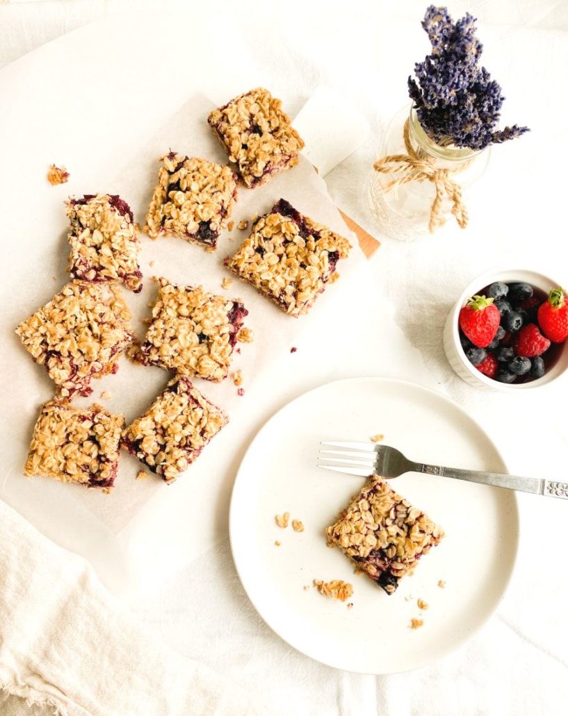Triple Berry Oat Bars Zest Nutrition